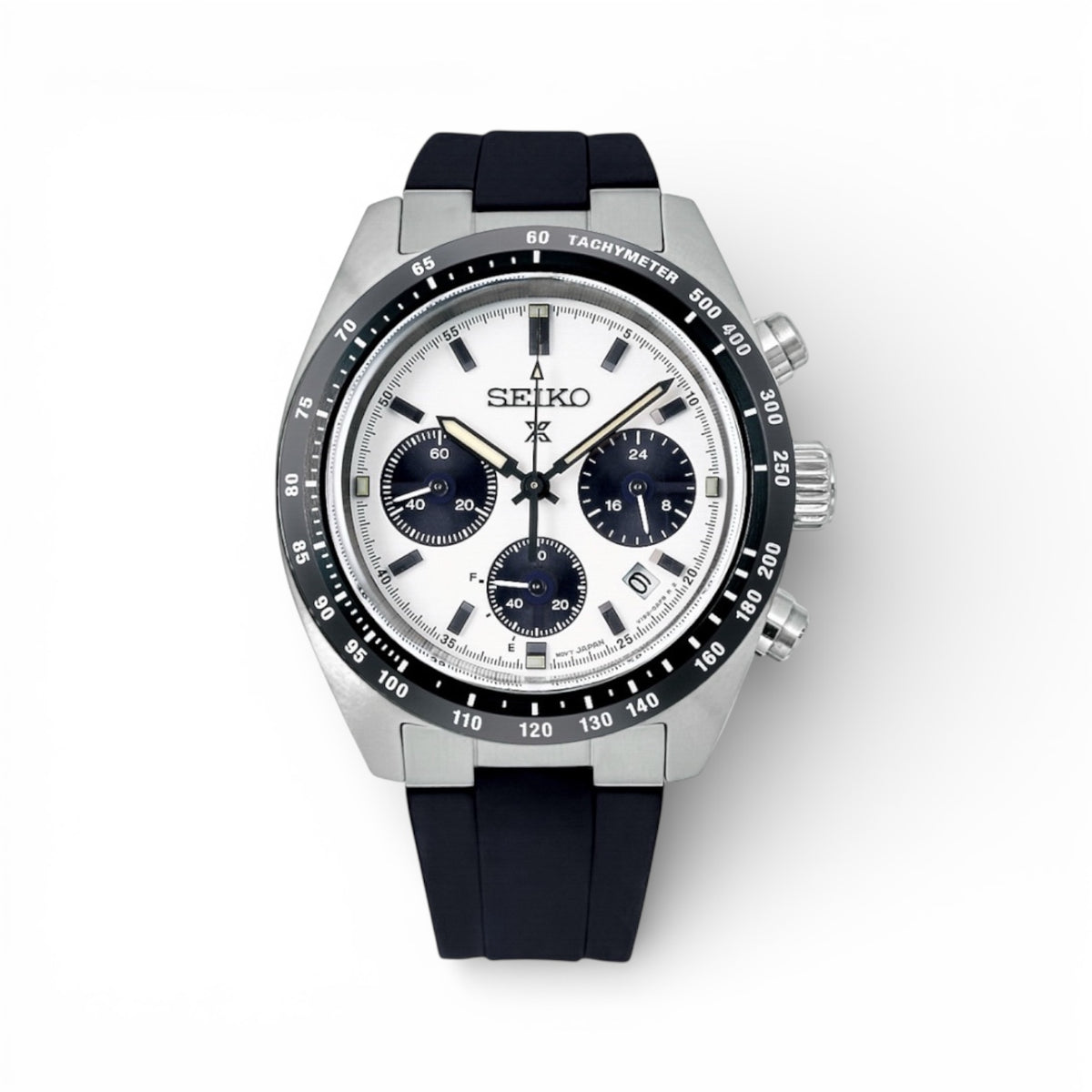 END LINK RUBBER STRAP FOR SEIKO SPEEDTIMER (SSC81X) – Clockwork Republic