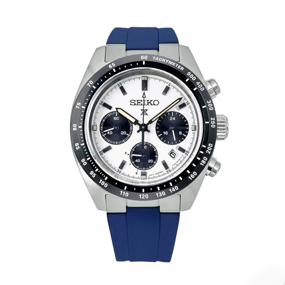 END LINK RUBBER STRAP FOR SEIKO SPEEDTIMER (SSC81X) – Clockwork Republic